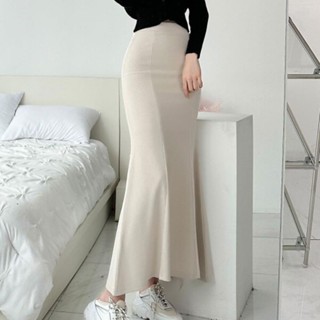 Jual Rok Maxi Wanita Lunar Mermaid Scuba Flowy Elastis Stylish Elegan ...