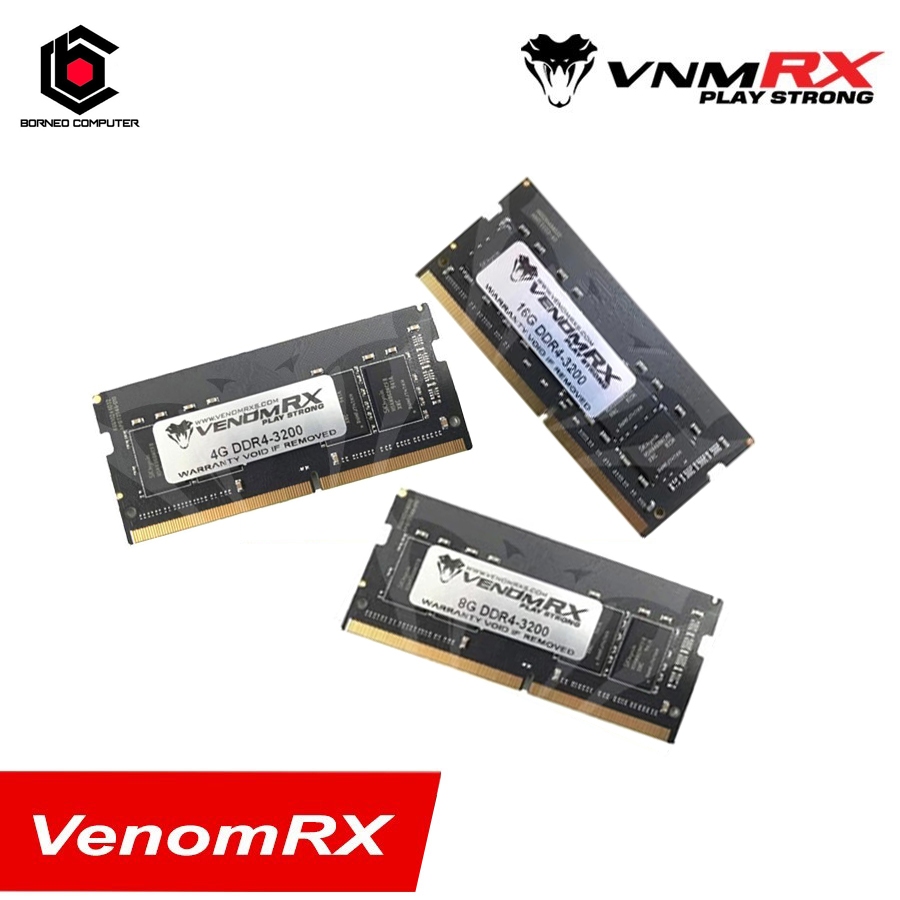 Jual VENOMRX SODIMM DDR4 3200 MHz - RAM FOR LAPTOP | Shopee Indonesia