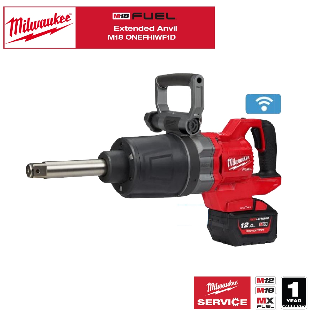 Jual Milwaukee M18 ONEFHIWF1D Anvil High Torque Impact Wrench - Kunci ...