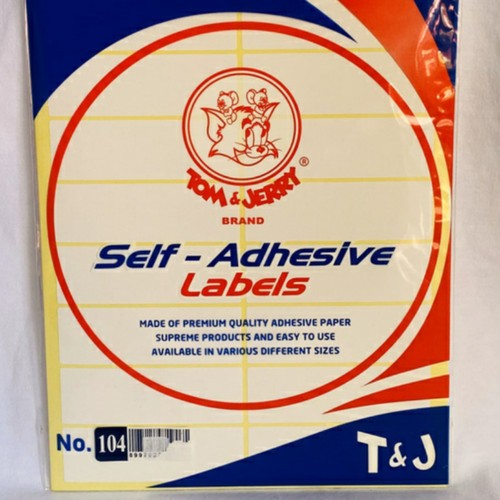 Jual Tom & Jerry Self-Adhesive Labels/Label Undangan No.104 (24 x 75mm) | Shopee Indonesia