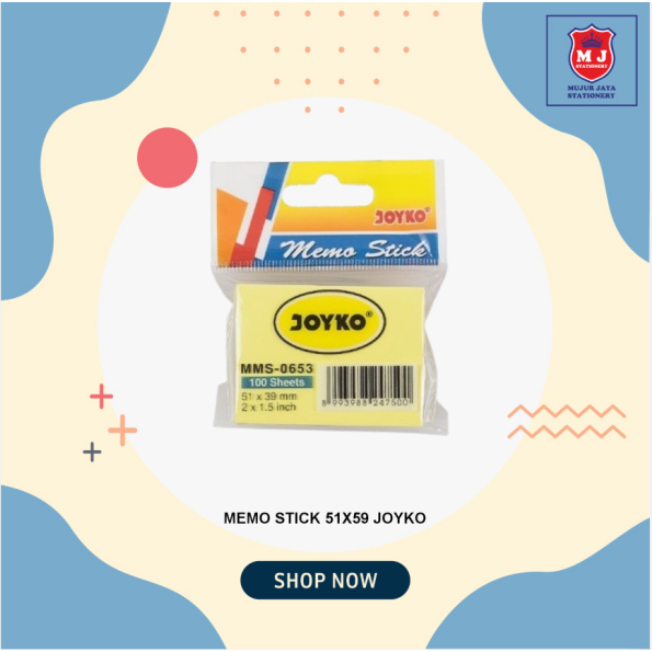 Jual POST IT/MEMO STICK 51X39 JOYKO | Shopee Indonesia