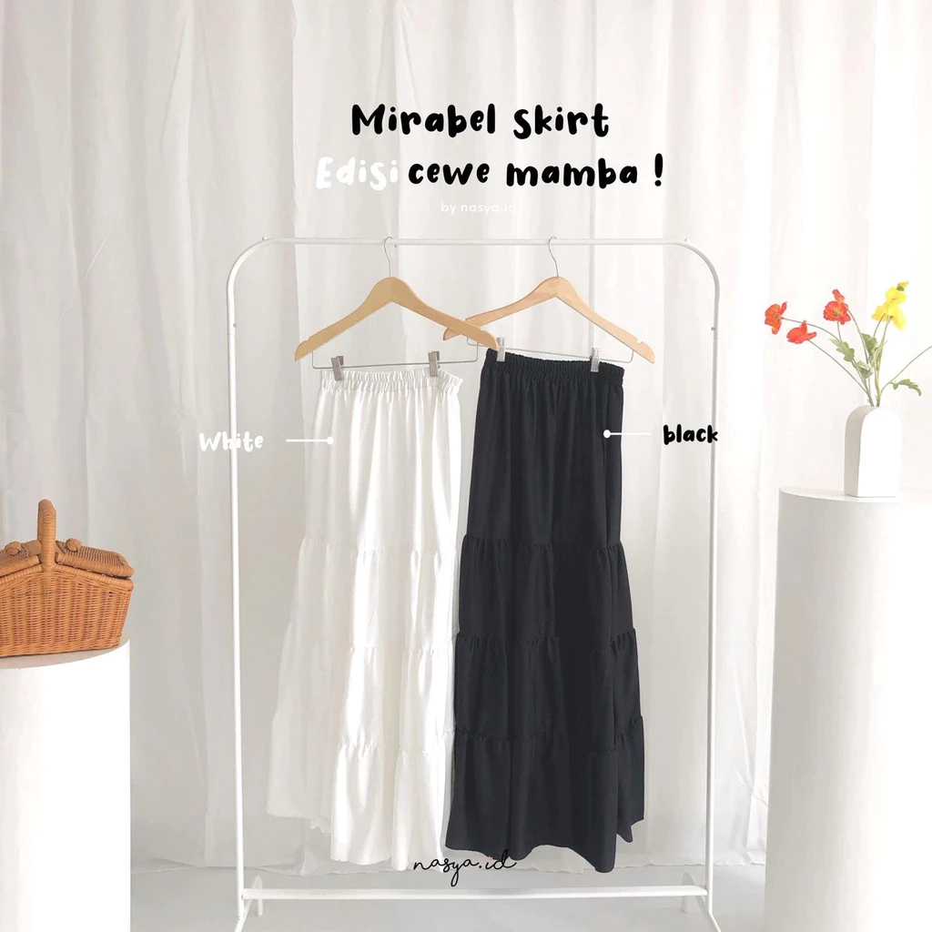 Jual Ruffle Skirt 4 susun / rok wanita korea / skirt korean style / rok ...