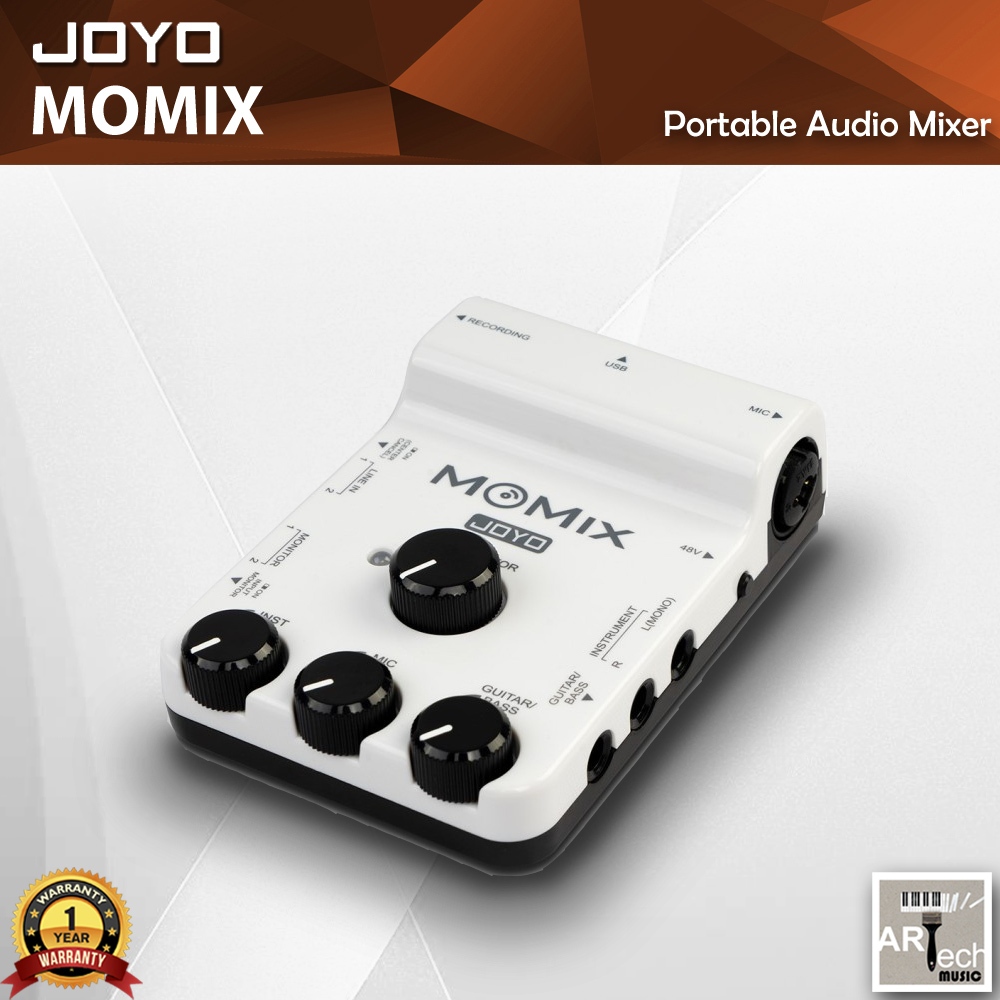 Jual JOYO MOMIX Pocket Audio Mixer / Audio Interface Mixer Portable ...