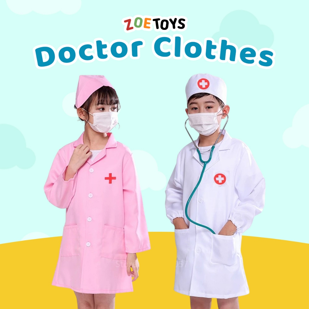 Jual Zoetoys Doctor Clothes | Kid Costume Kostum Baju Profesi Dokter ...