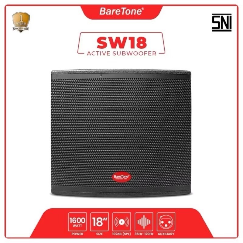Jual Subwofer Baretone SW18 Original 18 inch | Shopee Indonesia