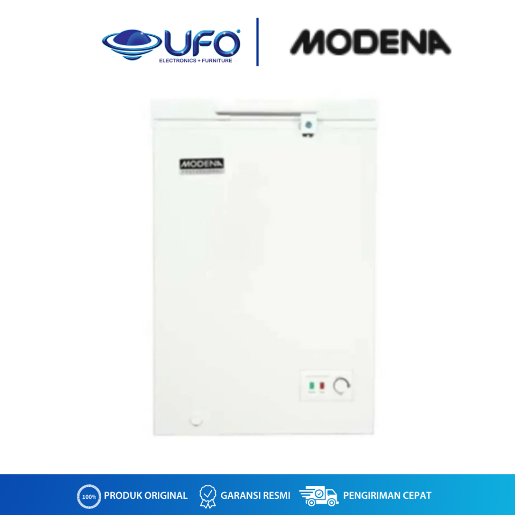 Jual MODENA MD0110MLWH Chest Freezer Box 99 Liter | Shopee Indonesia