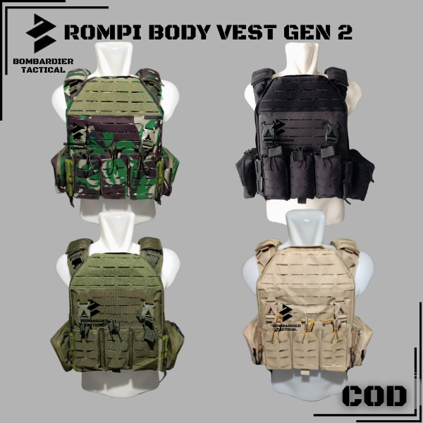Jual Rompi Body Vest Tactical Body Vest Tactical Rompi Body Vest ...