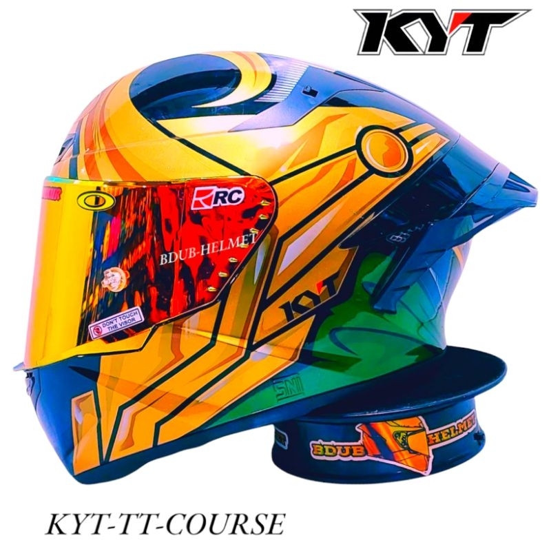Jual Helm full face kyt tt course motif limited edition loki 100% original kyt baru | Shopee ...