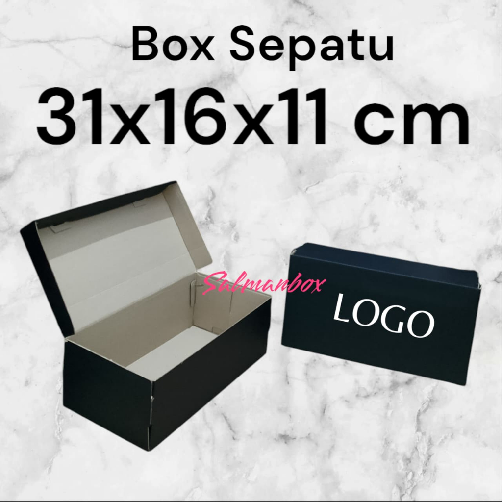 Jual BOX SEPATU/DUS SEPATU/KARDUS SEPATU/KOTAK SEPATU SIZE 31x16x11 cm ...
