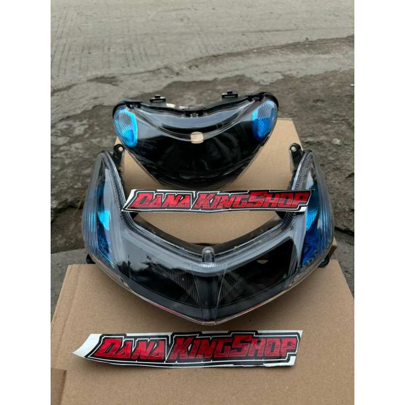 Jual PAKET LAMPU SEN PLUS REFLEKTOR MODIF SMOKE MIO SMILE MIO NEW ...