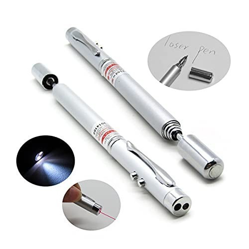 Jual Laser Ponter 5in1 Alat Tulis Pena Pulpen Tinta Hitam Laser Pointer ...