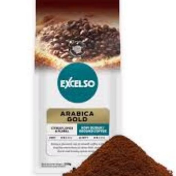 Jual Excelso Kopi Arabica/Robusta Gold 200g (BUBUK) | Shopee Indonesia