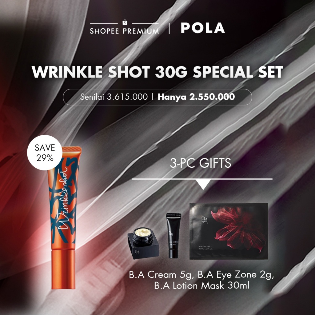 Jual [EXCLUSIVE SET - HANYA 9-24 APR] POLA Wrinkle Shot Serum N Facial Serum (SAVE 29%) - 1x ...