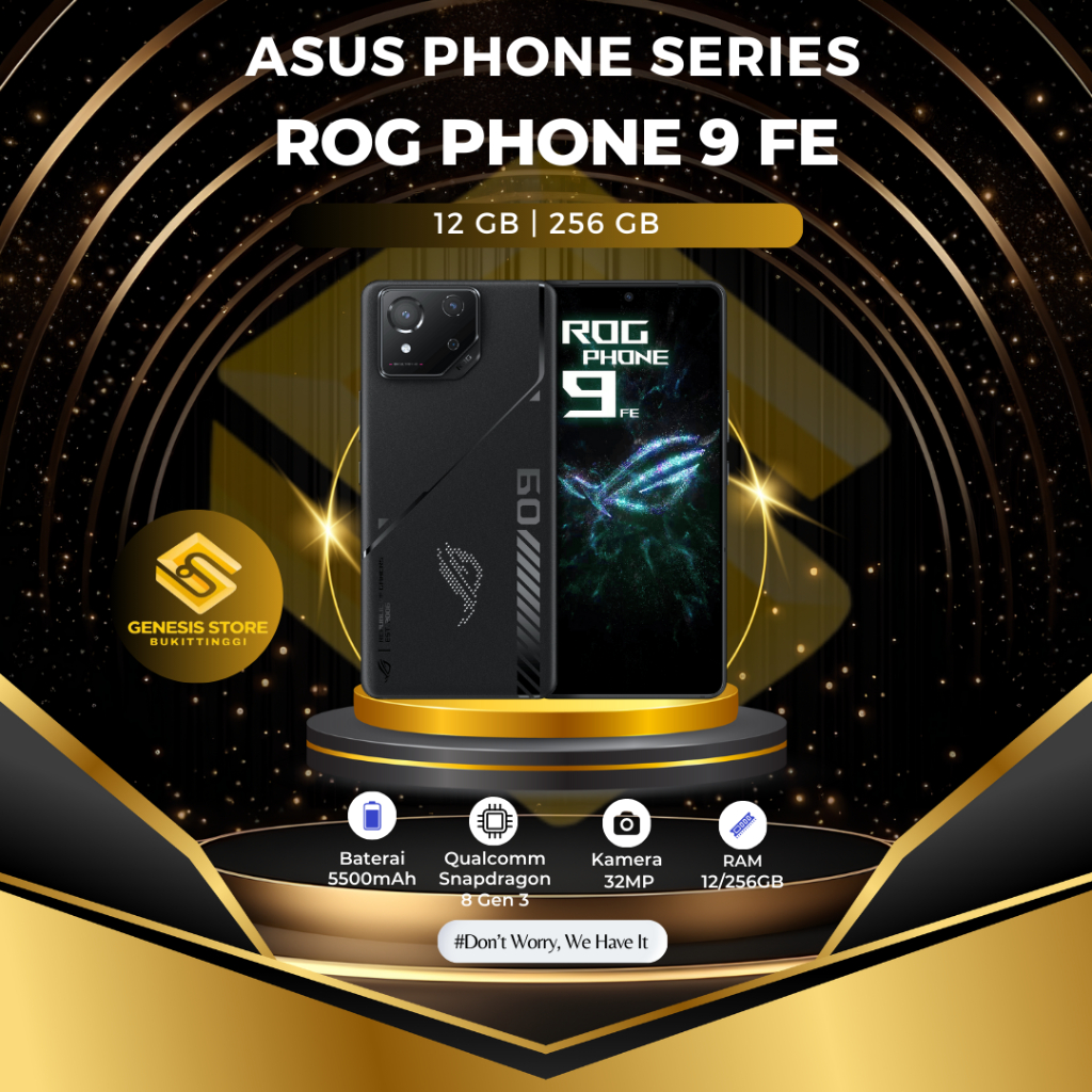 Jual ROG PHONE 9FE 12/256GB Black (Snapdragon 8 Gen 3, Lcd 6.78" LTPO ...