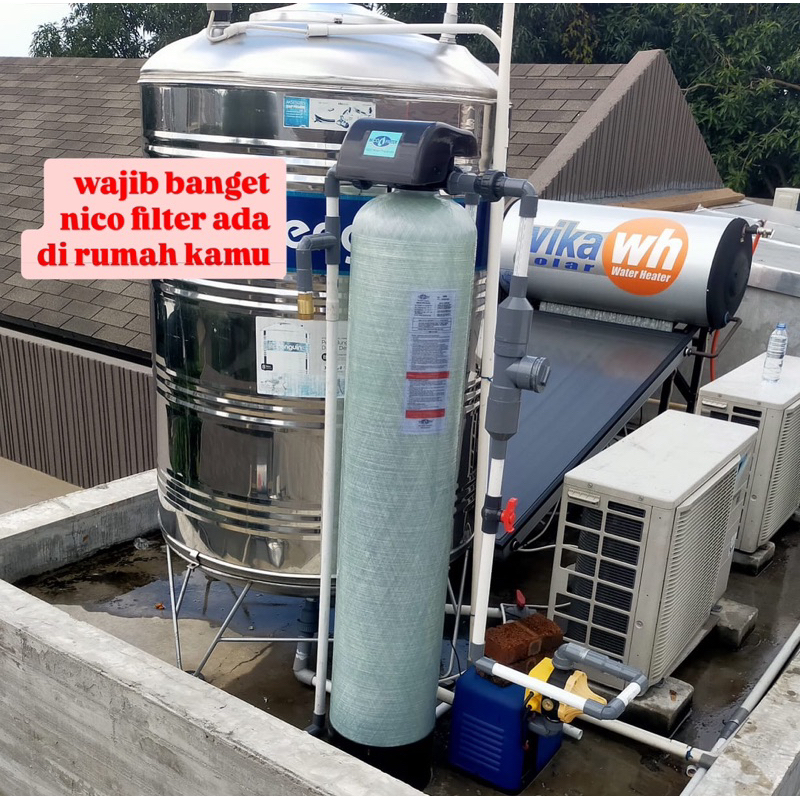 Jual Filter Air Nico Automatic Backwash Deluxe 25 Media Filter Nico ...
