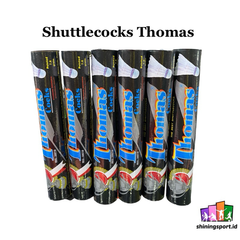 Jual Shuttlecocks Cocks Kock Thomas Isi 12 | Shopee Indonesia