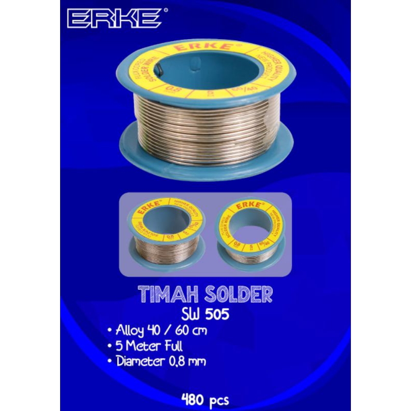 Jual Timah Solder 5M Full dan 10M Full - Flux Cored Solder Wire - Timah ...