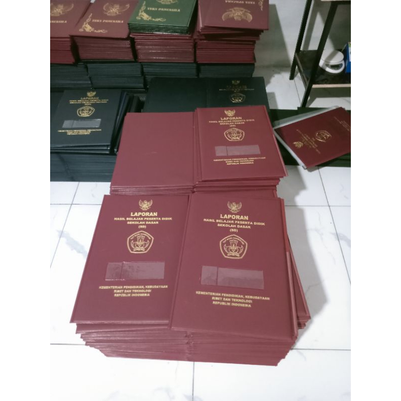 Jual Sampul Raport SD || Map Raport Sekolah Dasar. Isi 10 Lembar (Umum ...