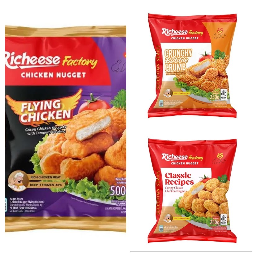 Jual Richeese Factory Chicken Nugget | Nugget Ayam Richeese | Bubble ...