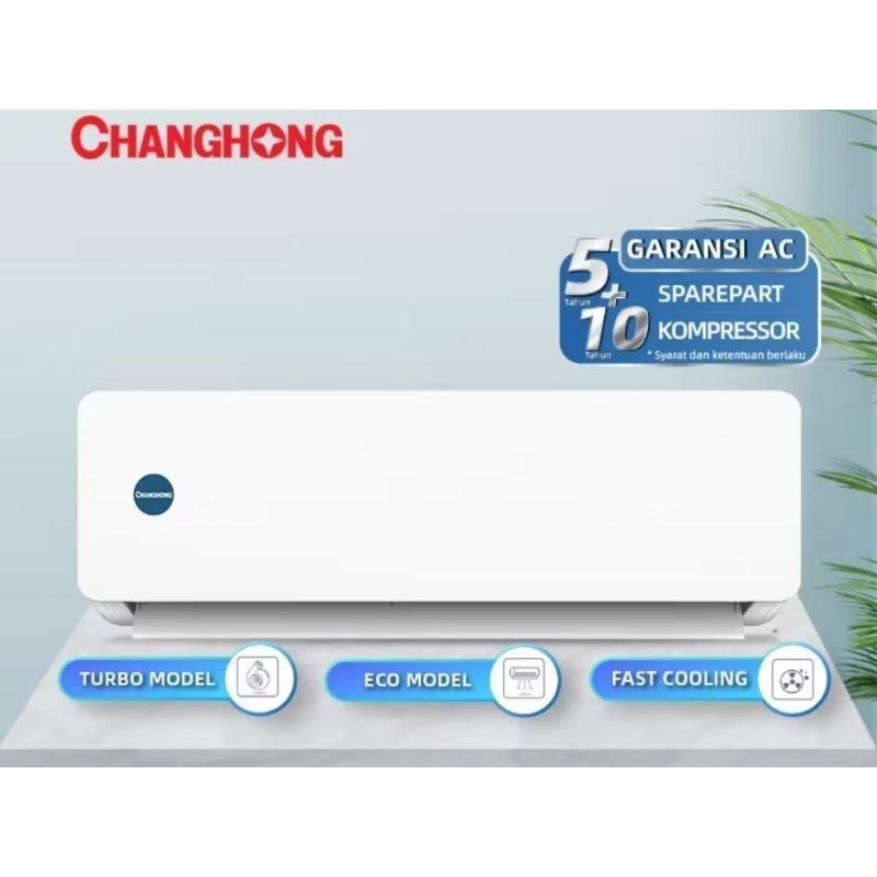 Jual Changhong AC 1/2 PK R32 Turbo Deluxe Double Gold Fin CSC 5NVB / CSC 05CSD / CSC 5NVC ...