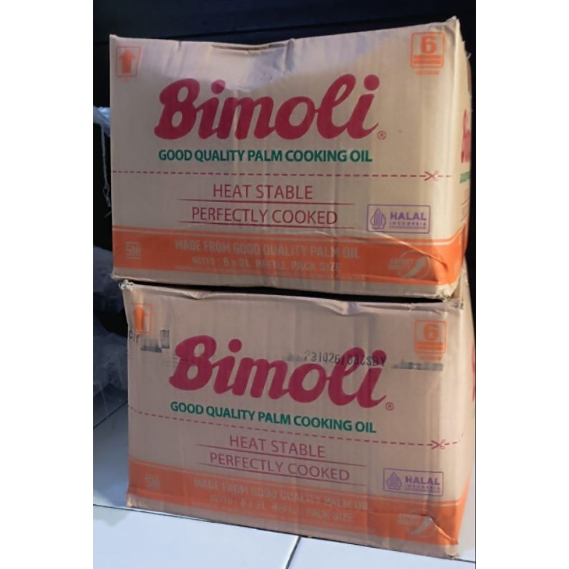 Jual Bimoli 2 liter 1 dus (6pcs) dan 2 dus (12pcs) | Shopee Indonesia
