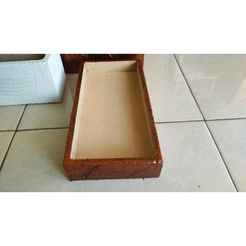 Jual pot kayu vas kayu model persegi panjang untuk bunga artificial ...