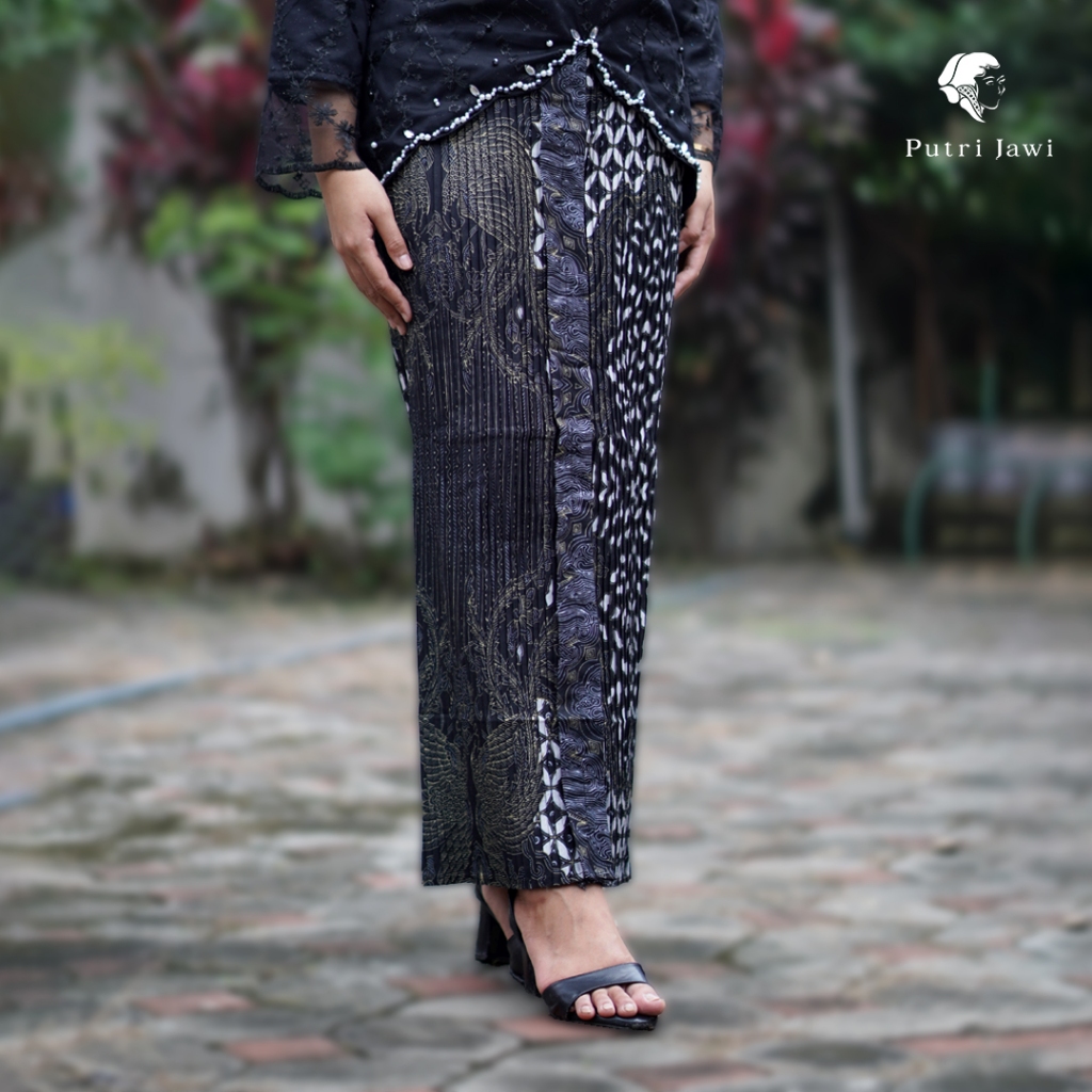 Jual Putri Jawi Official - Rok Plisket Motif Batik Bahan Polymicro Rok ...