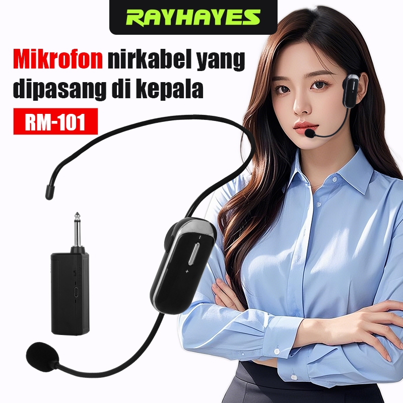Jual RAYHAYES Mic Wireless Kerah Untuk Pengajaran Profesional Mikrofon ...