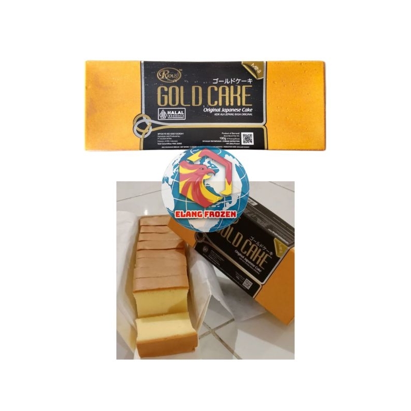 Jual Rious Gold Cake Original Japanese Cake mini | Shopee Indonesia