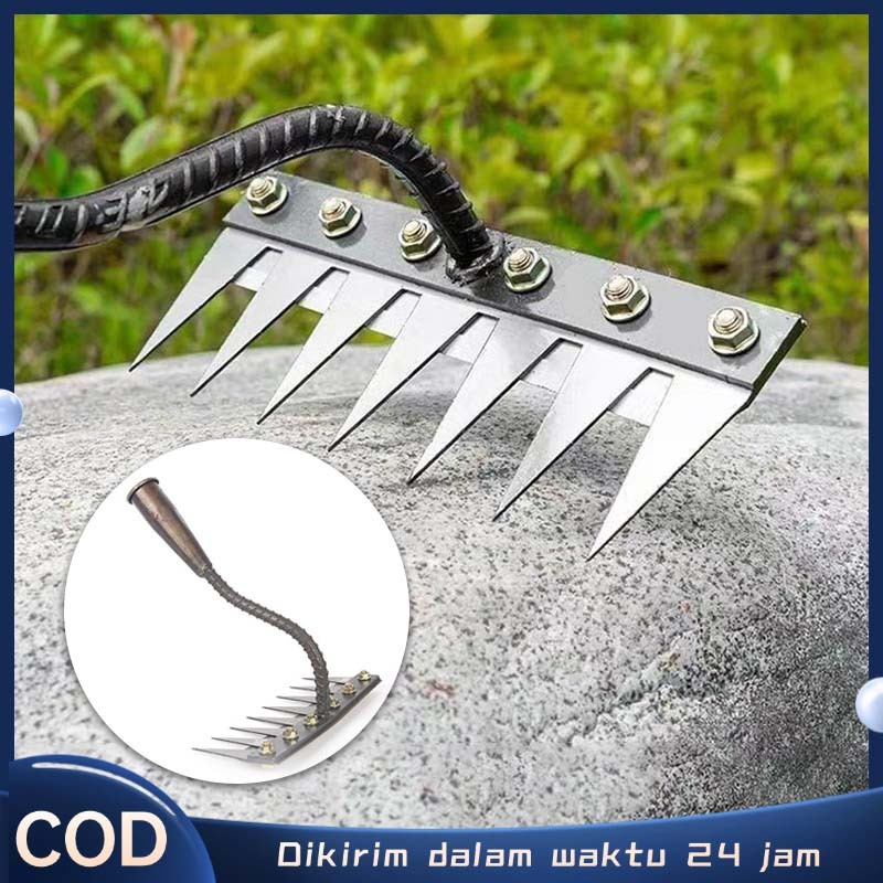 Jual Cangkul Garuk Rumput Baja Asli Cangkul Rumput Serbaguna 5/7 Gigi ...