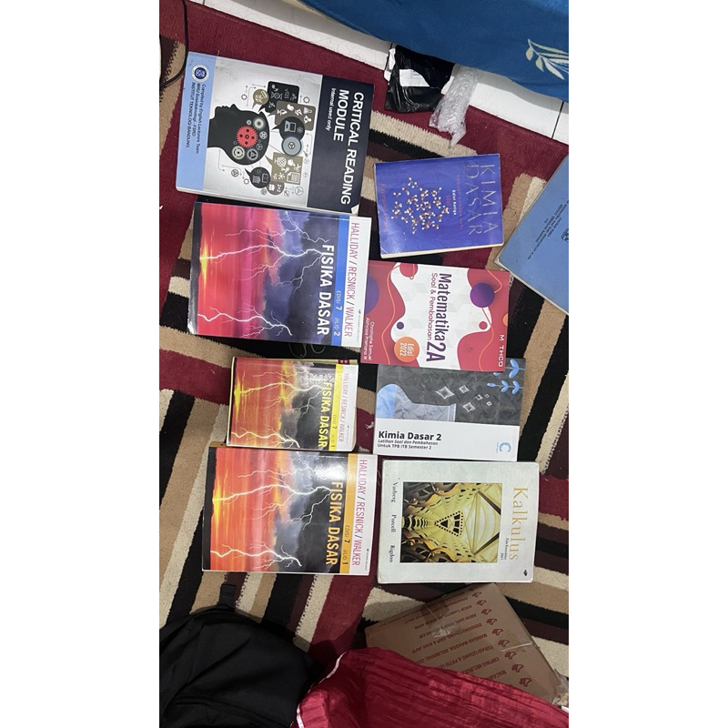 Jual Buku TPB ITB Halliday Purcell Brady Kimia Dasar Fisika Dasar ...