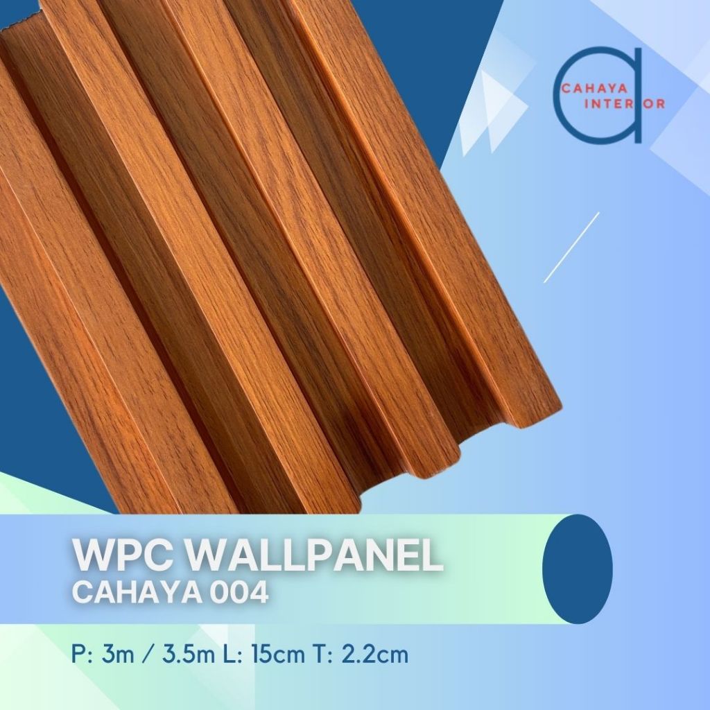 Jual WPC Wallpanel Cahaya 004 | Panel Dinding Kayu Estetik Interior | 15x2.2x300cm / 350cm ...