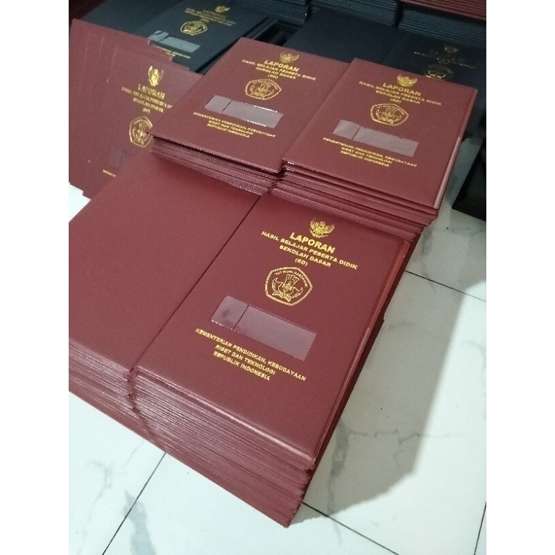 Jual Sampul Raport SD || Map Raport Sekolah Dasar. Isi 10 Lembar (Umum ...