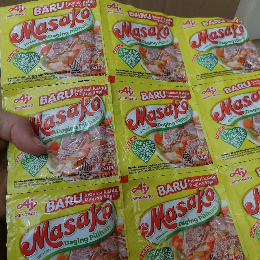 Jual masako sapi 1 renceng isi 12 sachet | Shopee Indonesia