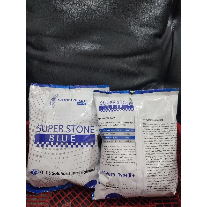 Jual Dental Moldano Gips Biru Pro Model Super ll Gips Biru Formula ...