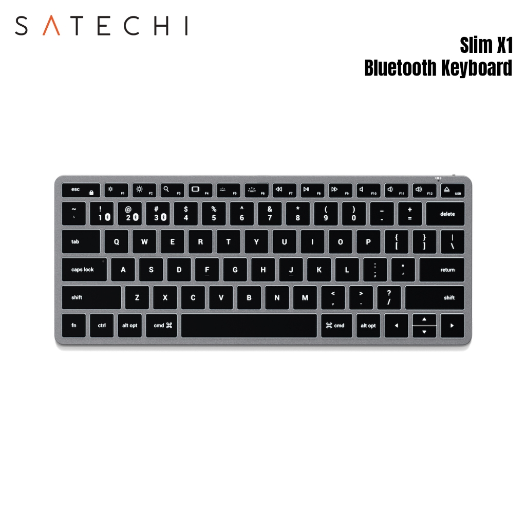 Jual Satechi Bluetooth Backlit Keyboard Slim X1 Compact USB C ...