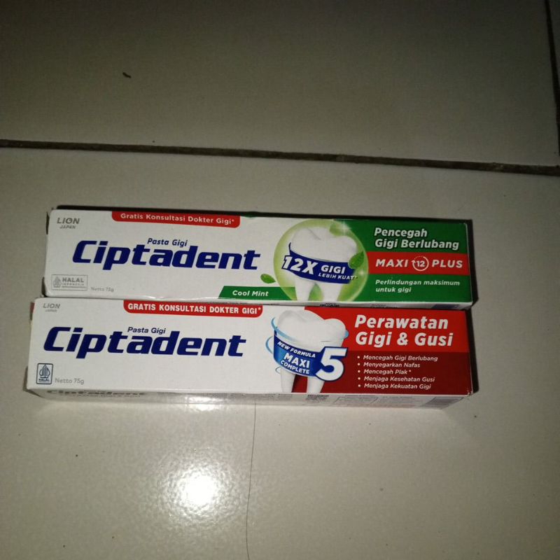 Jual ciptadent pasta gigi 75G maxi plus complete fresh mint cool ...