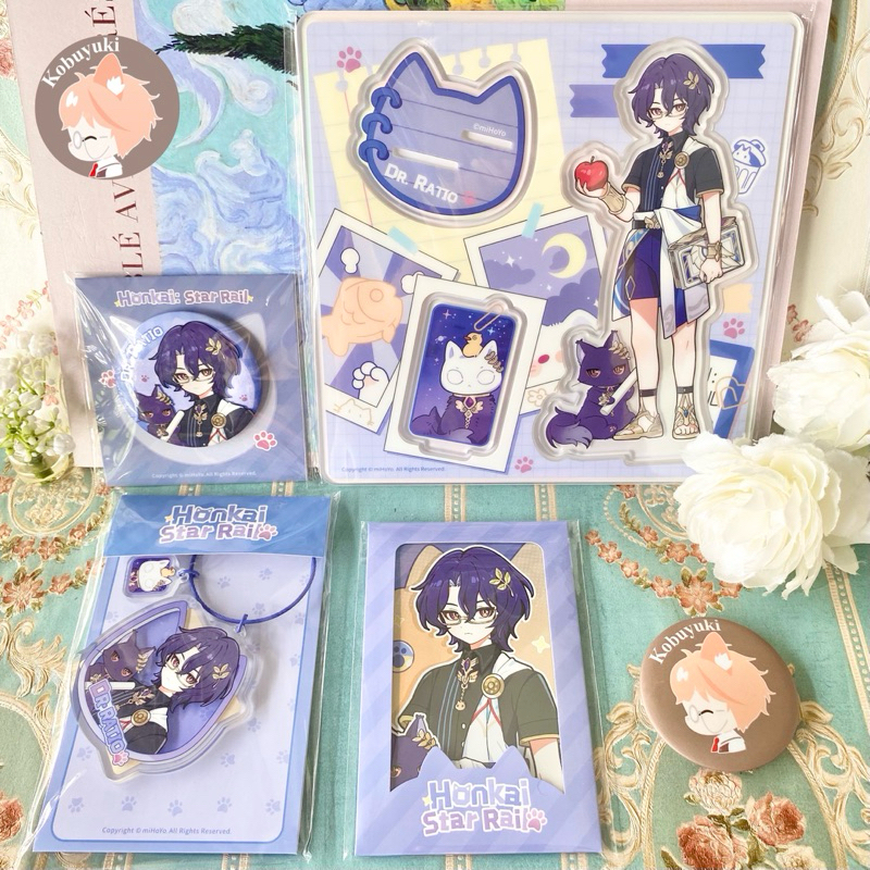 Jual OFFICIAL Dr Ratio Little Cat series Glitter 58mm Badge Pin tin ...