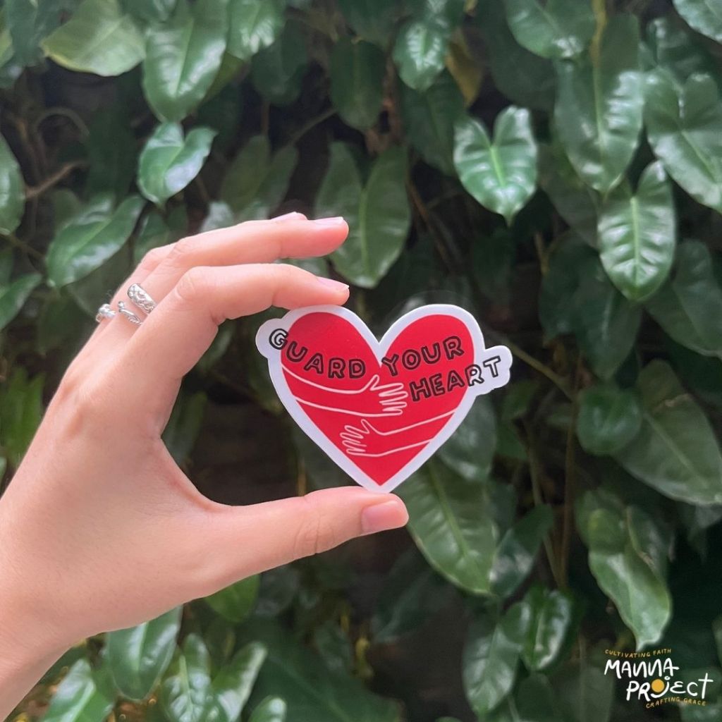 Jual Guard your heart | Waterproof Vinyl Sticker | Manna Project ...