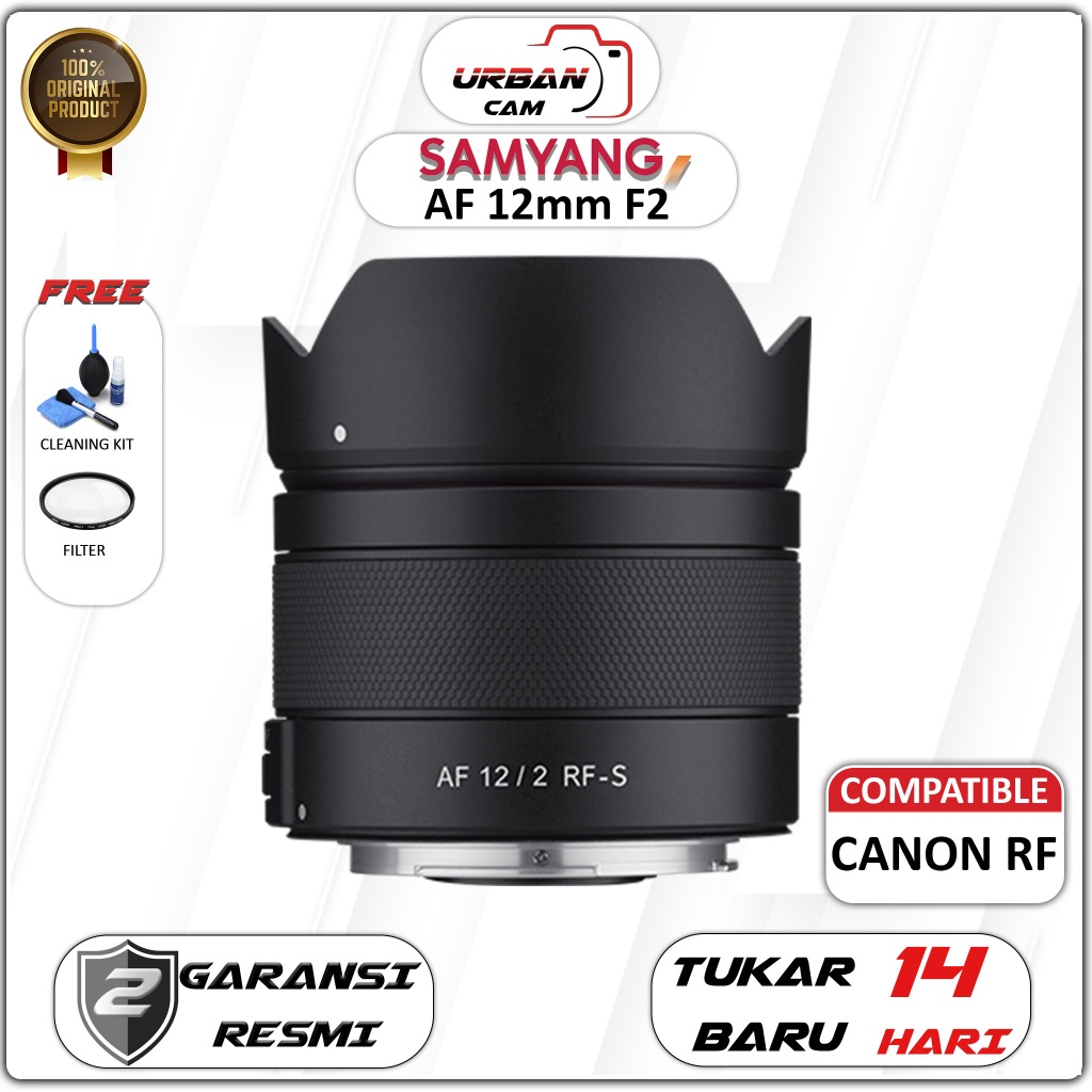 Jual Samyang AF 12mm F2 RF-S / Samyang 12mm f2 AF Ultra Wide Angle For Canon RF | Shopee Indonesia