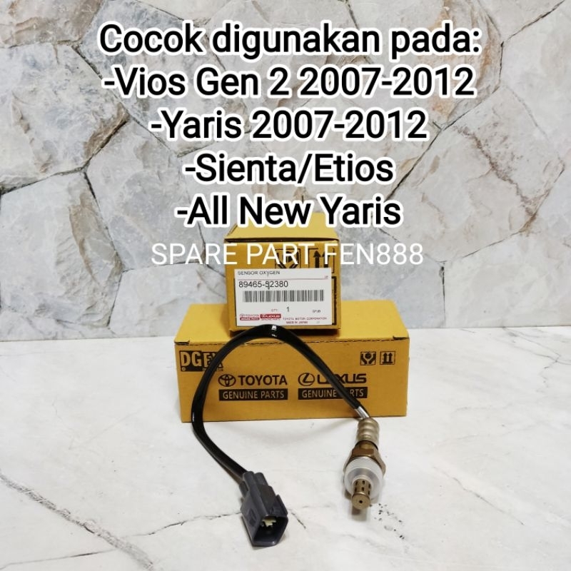 Jual Sensor Oksigen O2 Oxygen Depan Atas Toyota Yaris 2007-2012 ...
