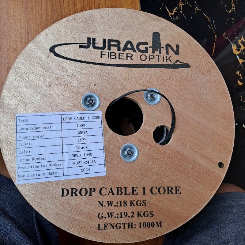 Jual Kabel fiber optik drop core 1 core | Shopee Indonesia