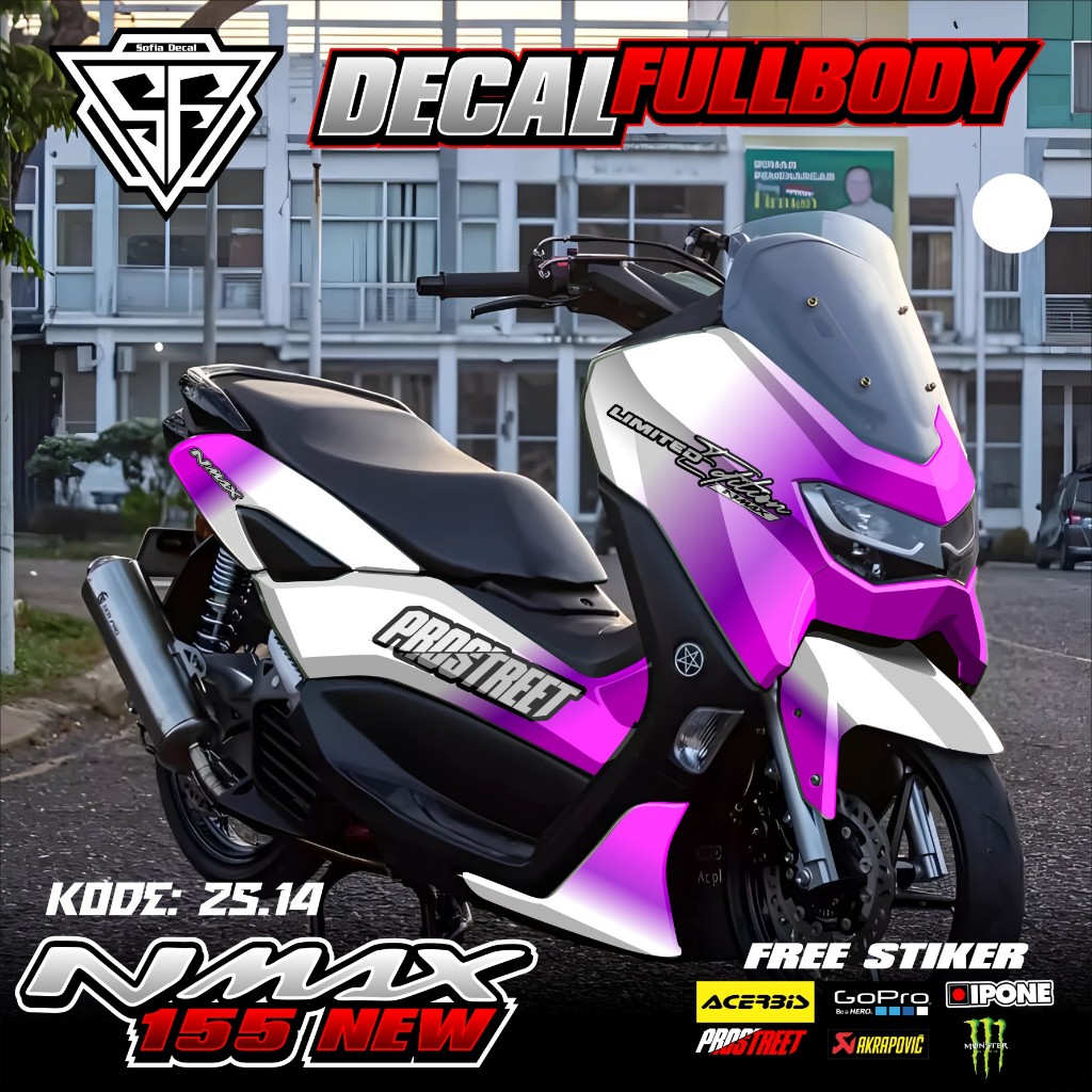 Jual (COD) Decal Sticker FullBody Yamaha Nmax 155 New 2020 2021 2022 ...