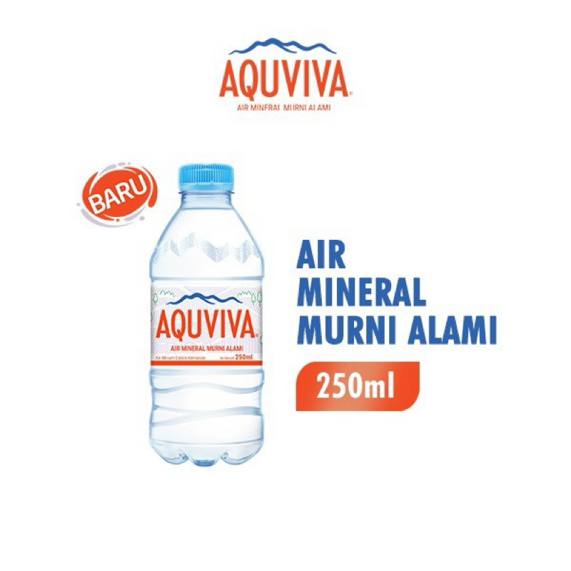 Jual AQUAVIVA AIR MINERAL KEMASAN BOTOL ISI 24PCS x 250 ml | Shopee ...