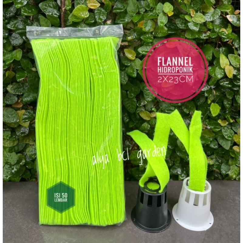 Jual KAIN FLANEL SUMBU HIDROPONIK / HIDROPONIC WICK SYSTEM 50 LEMBAR 23 ...