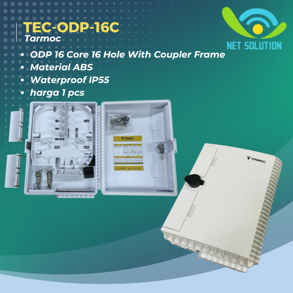 Jual Tarmoc Fiber Optic ODP 16 Core SC/TUBE Splitter Double Lock ...