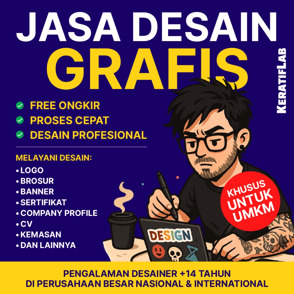 Jual Jasa Desain Grafis Profesional: Logo, Banner, Poster, Brosur ...