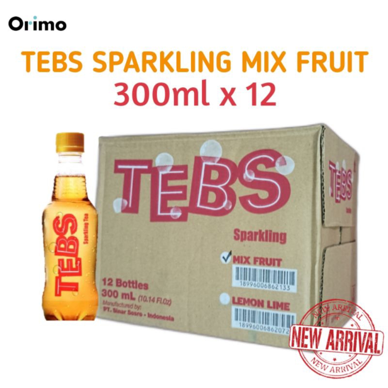 Jual TEBS SPARKLING SODA MIX FRUIT 300ML 1 DUS ISI 12 PCS | Shopee ...