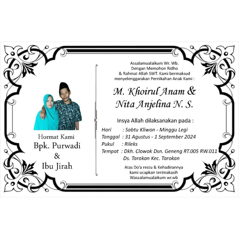 Jual (1-2HARI JADI) [22x14cm] (FREE Barcode, Foto Sendiri, Denah ...