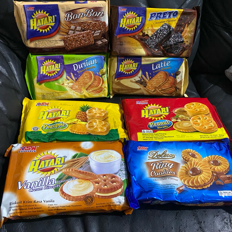 Jual Promo Roti Crackers Biskuit ASW Foods Hatari 8 Rasa Hampers ...